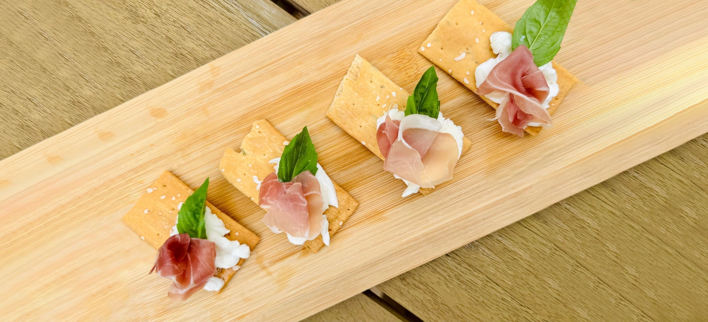 Prosciutto and Mozzarella with Truffle – Firehook